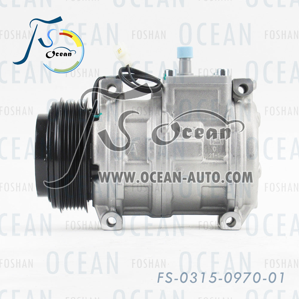 10PA17C BMW Air Conditioning Compressor For BMW 7 Series E38 750iL (1994-2001) DCP05009 FS-0315 ...