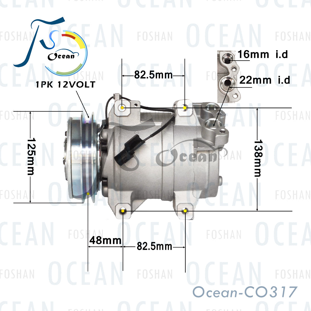 DKS15D Hotsale Mitsubishi L200 Air-Con Compressor! – FS Ocean